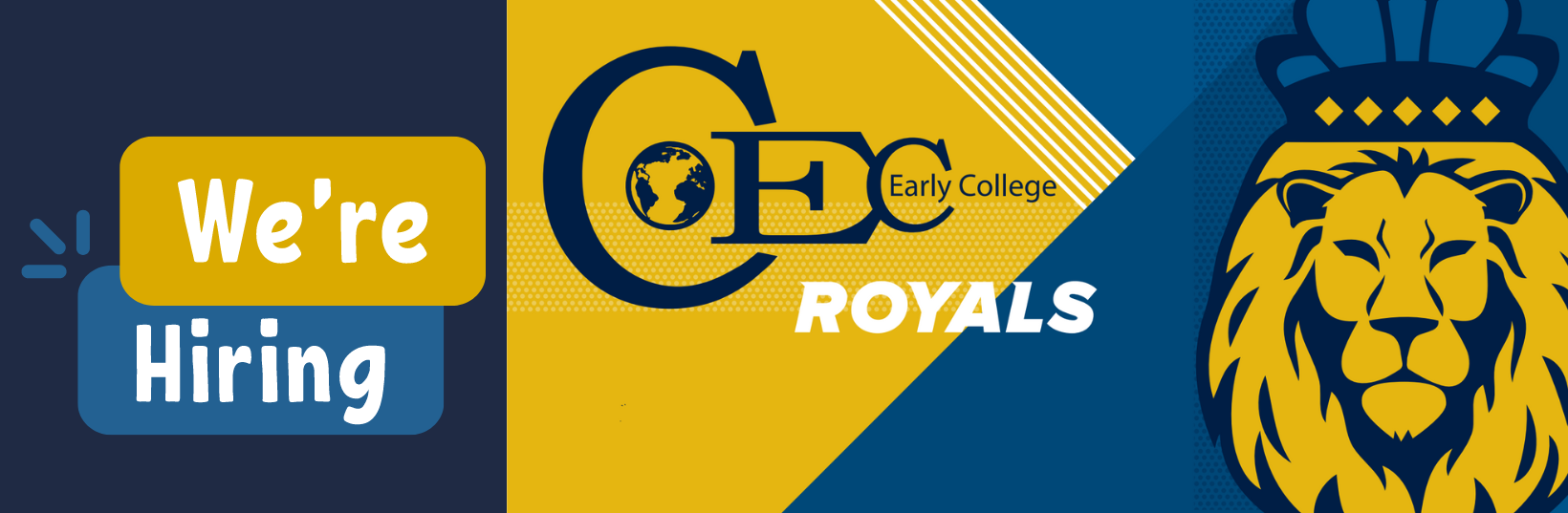 CEC Early College » Now Hiring